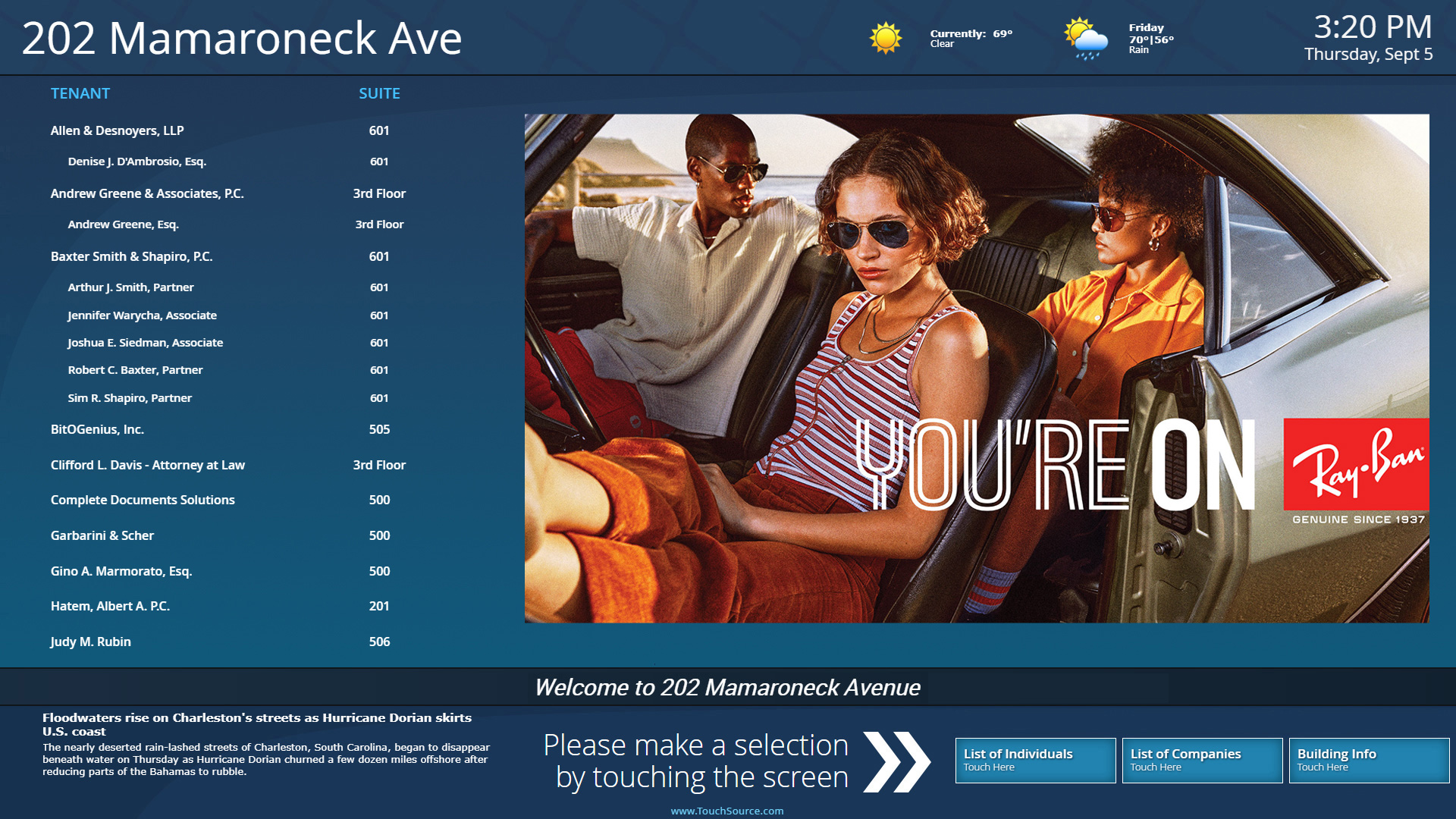 TouchSource Video & Directory Media Network Designs