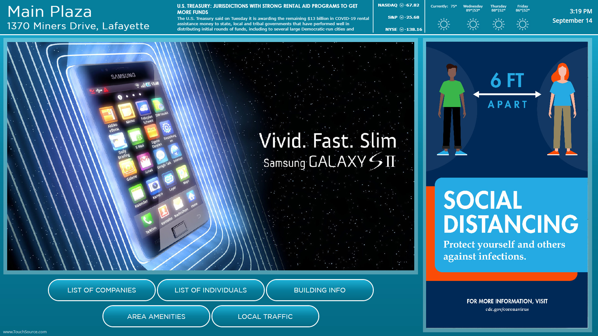 TouchSource Video & Directory Media Network Designs