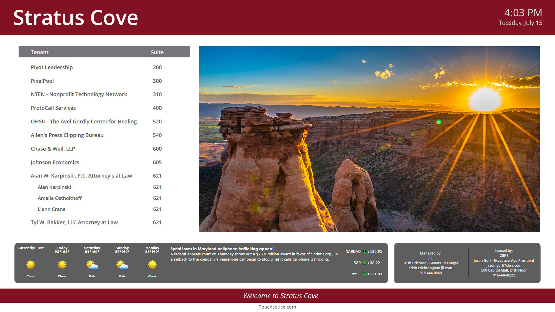 TouchSource Video & Directory Media Network Designs