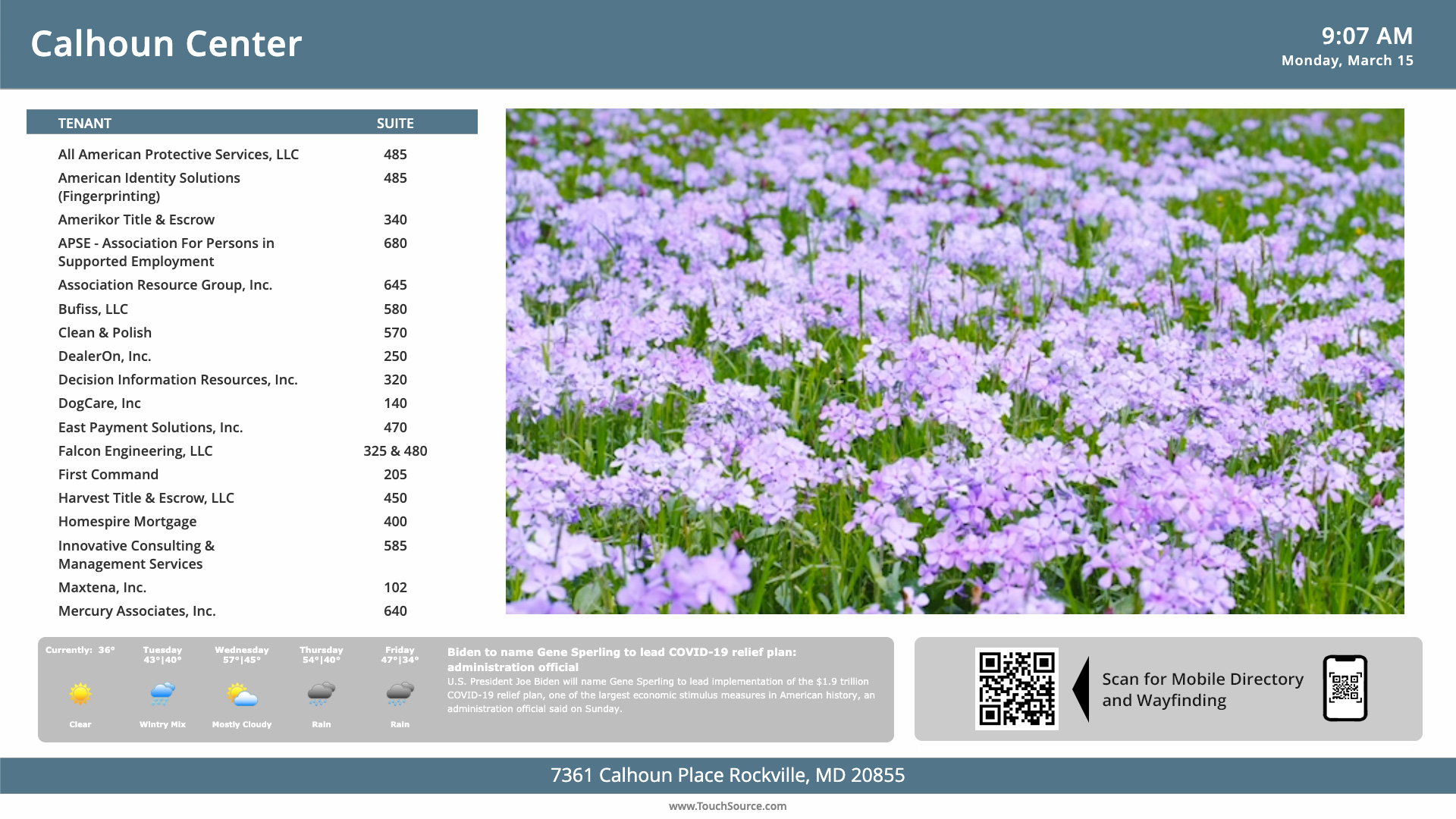 TouchSource Video & Directory Media Network Designs